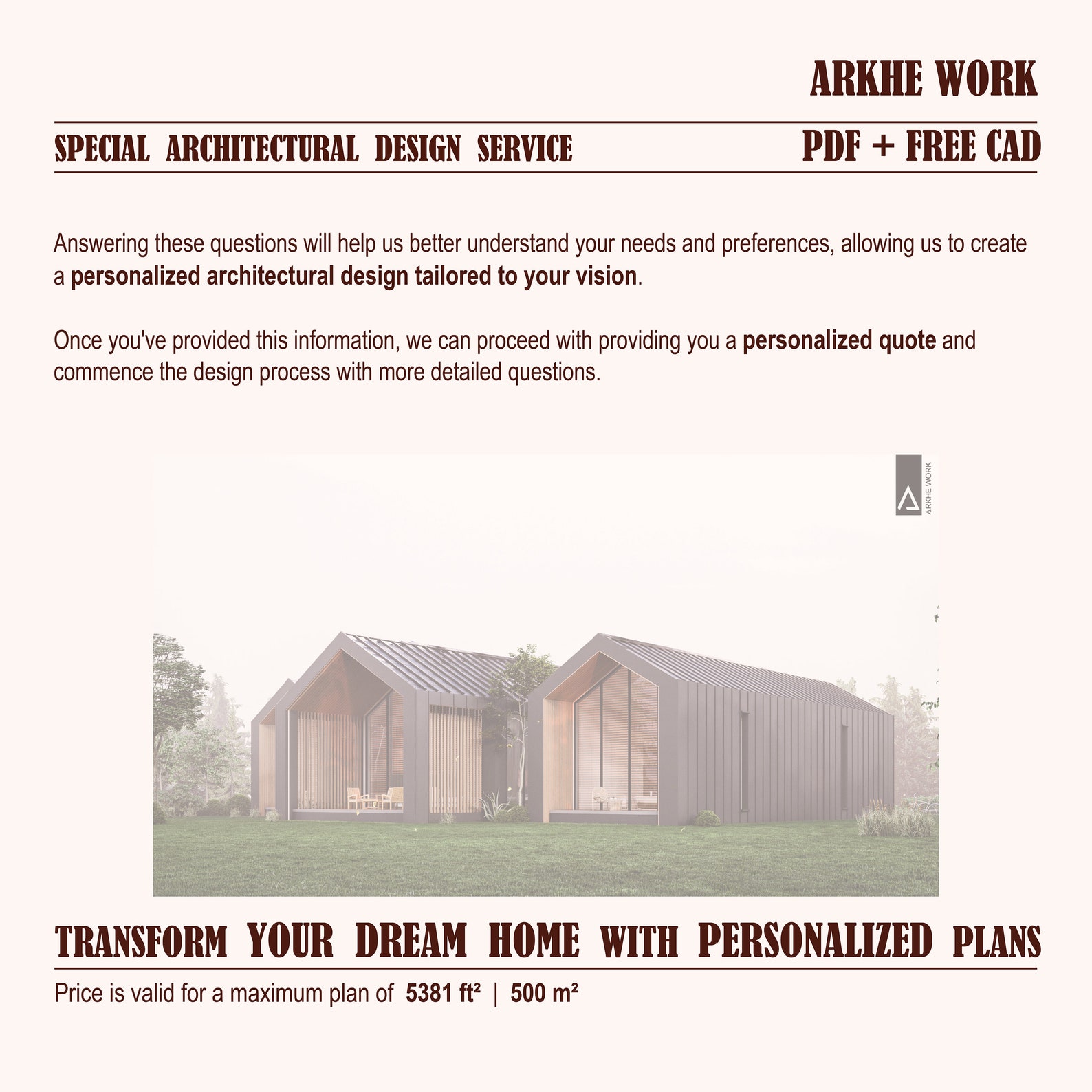 Special Architectural Design Service |custom Architectural Designs ...