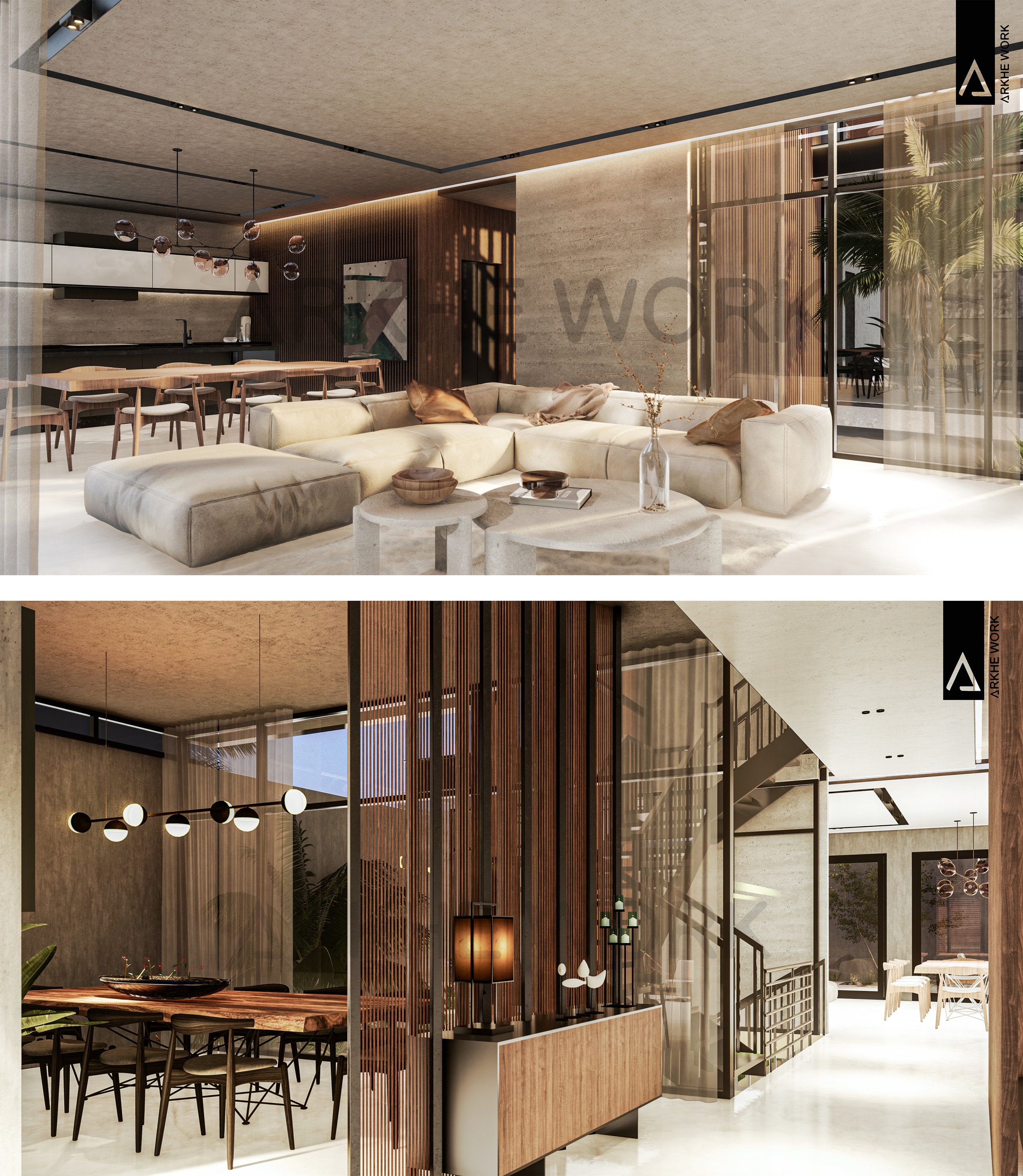 Arabia Modern Luxury House Plan ,contemporary House With Two Entry ...