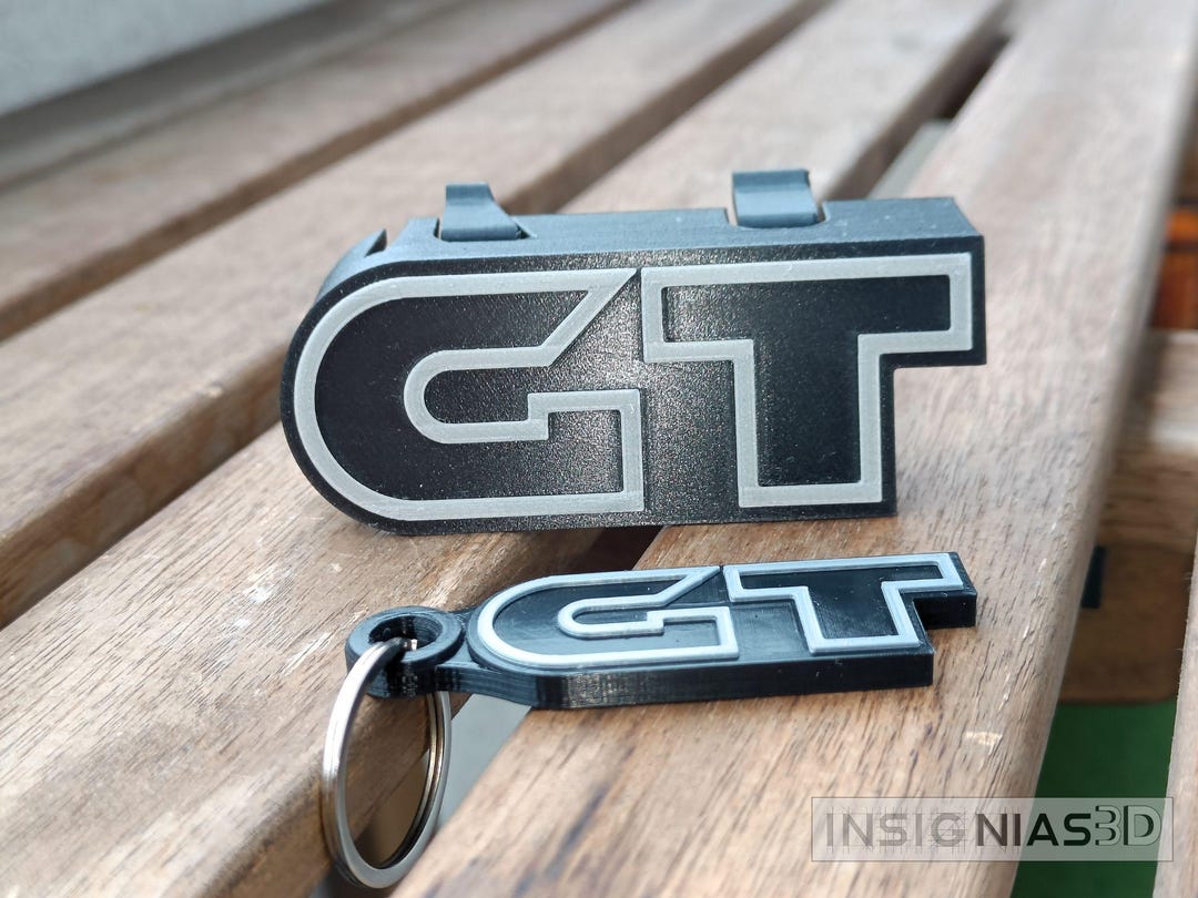 3D Reproduction. GT Badge. Opel Corsa A GT MK1. Emblem. Emblem Opel ...