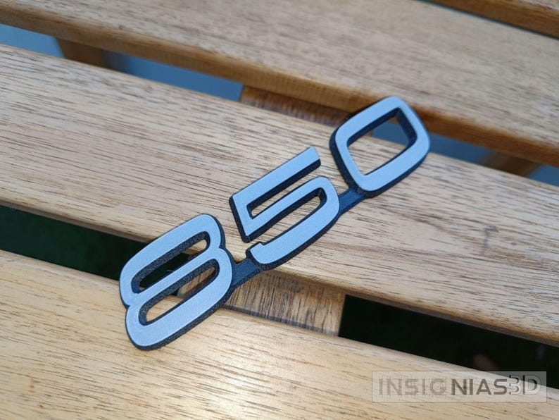 Reproducción 3D. PACK Insignia VOLVO 850 GLT . Emblem . Logo . Badge ...