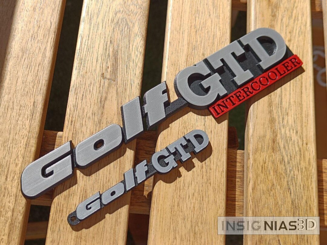 Emblema Golf GTD Intercooler. Insignia Golf GTD. Emblem, Badge ...