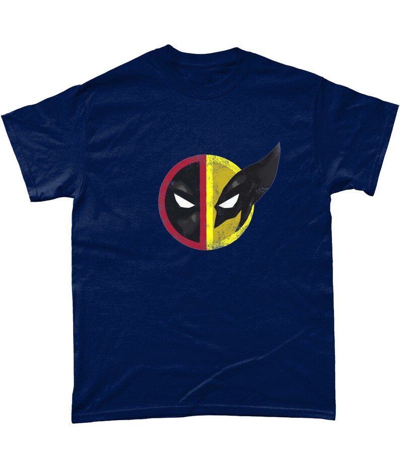 Deadpool X Wolverine Icon Logo Deadpool 3 T-shirt - Etsy
