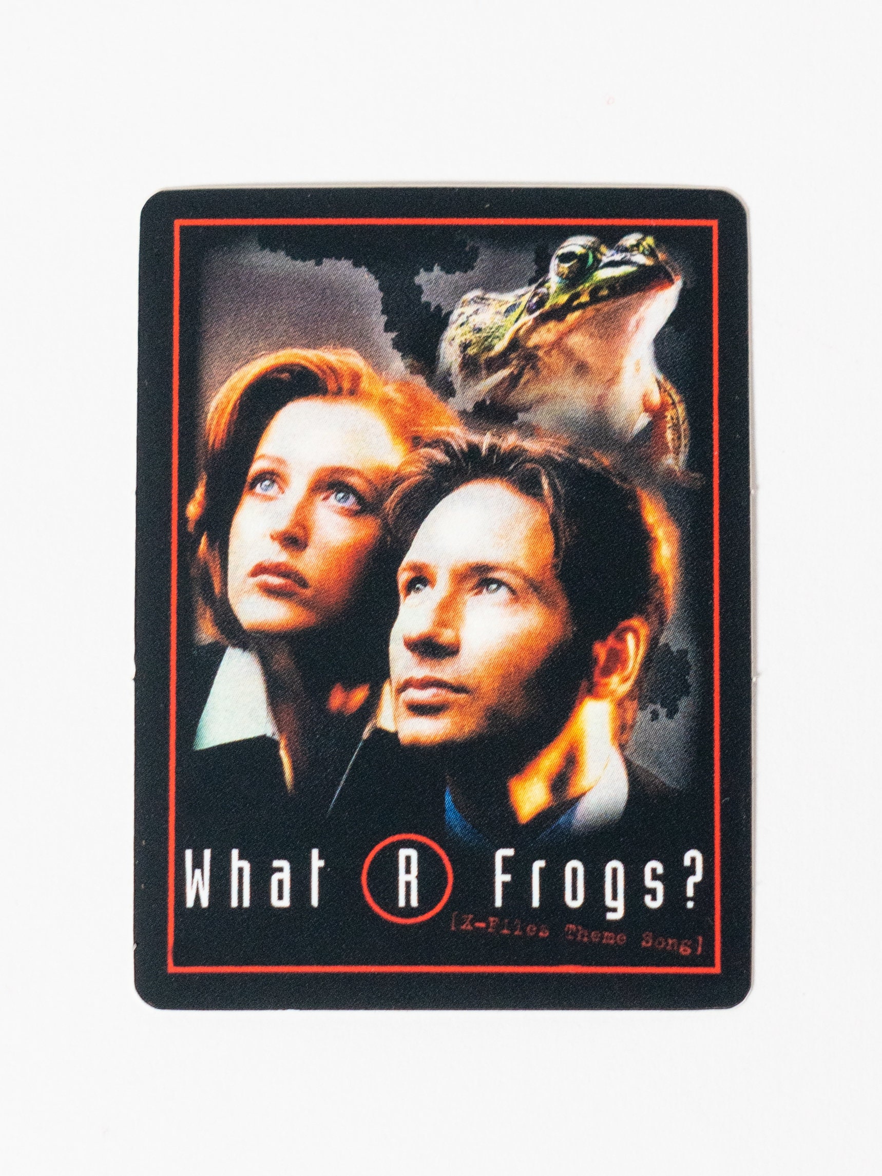 X-files What Are Frogs Dana Scully Fox Mulder Funny Meme Matte Sticker ...