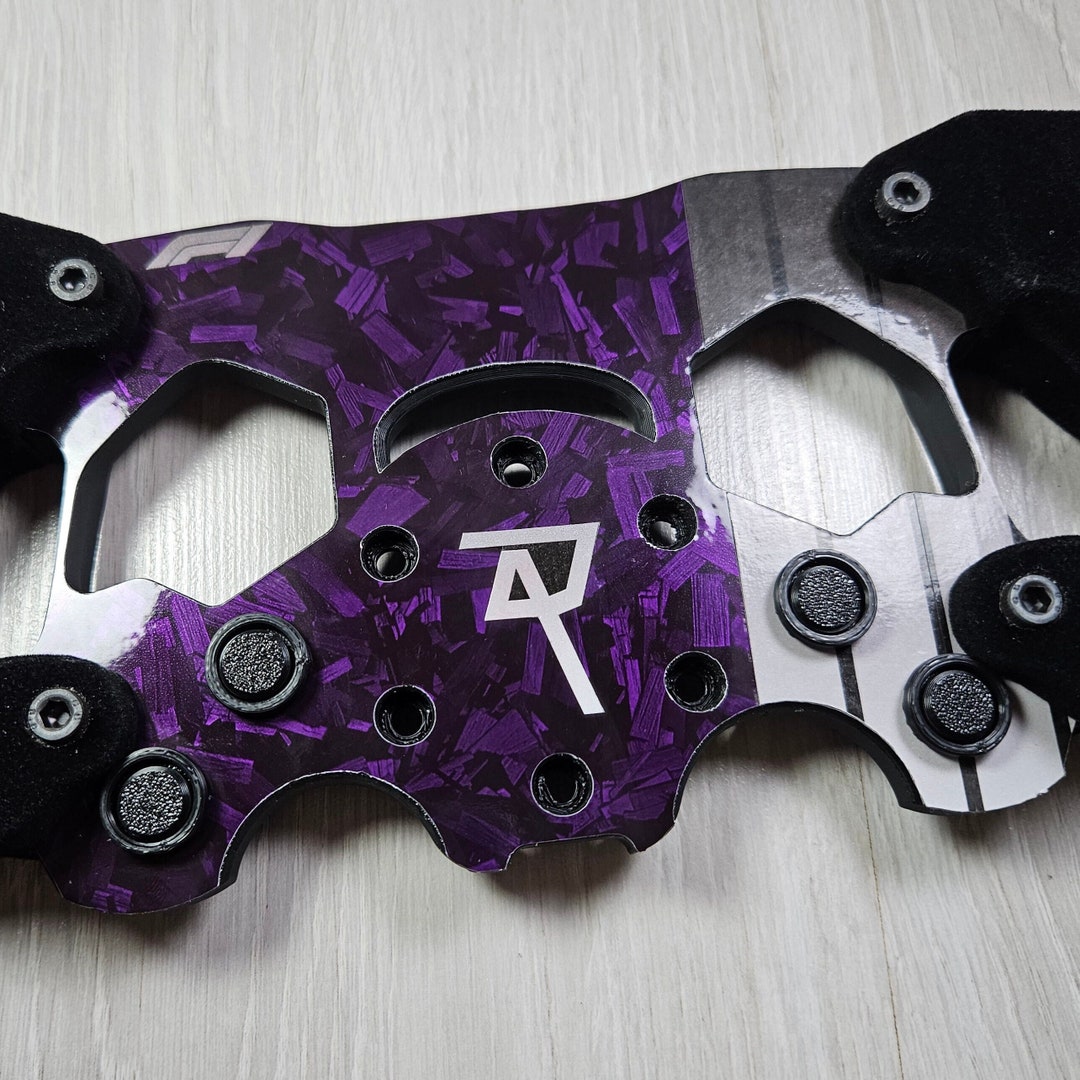 Logitech G29/G920/G923 Racing F1 Wheel Silver Carbon Forged Purple and ...