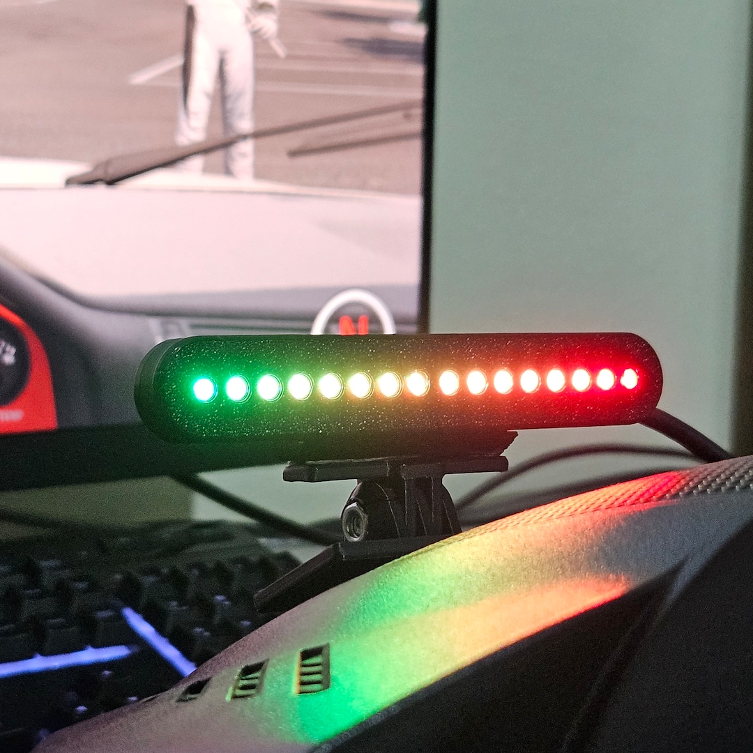 Sim Racing Revlight Shift Light / Rpm Bar for PC Steering Wheel | Plug ...