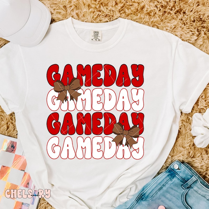 Gameday PNG, Football Game Day Png, Football Png, Sports Png, Retro ...