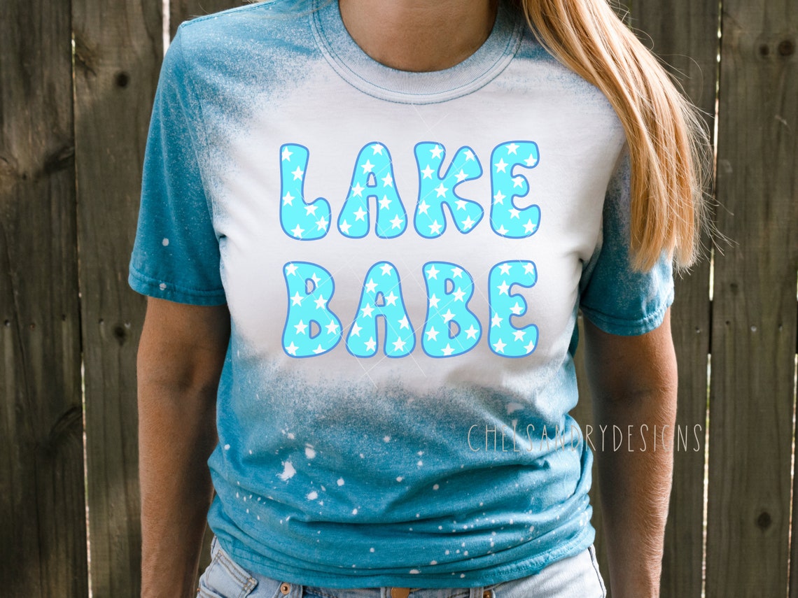 Lake Babe PNG, Lake Png, Summer Png, Retro Design, Sublimation Design ...
