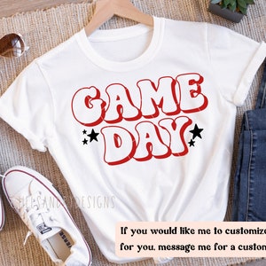Game Day PNG, Retro Game Day Design, Sports Png, Game Day Sublimation ...
