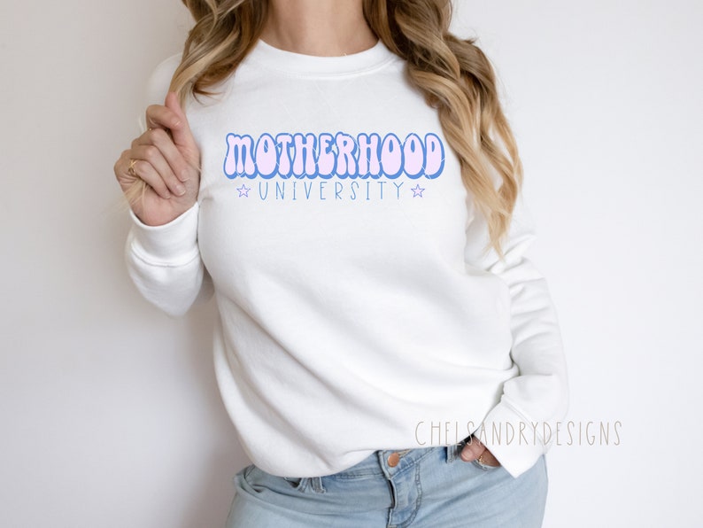 Motherhood University PNG, Motherhood Png, Mom Life Png, Retro Png ...