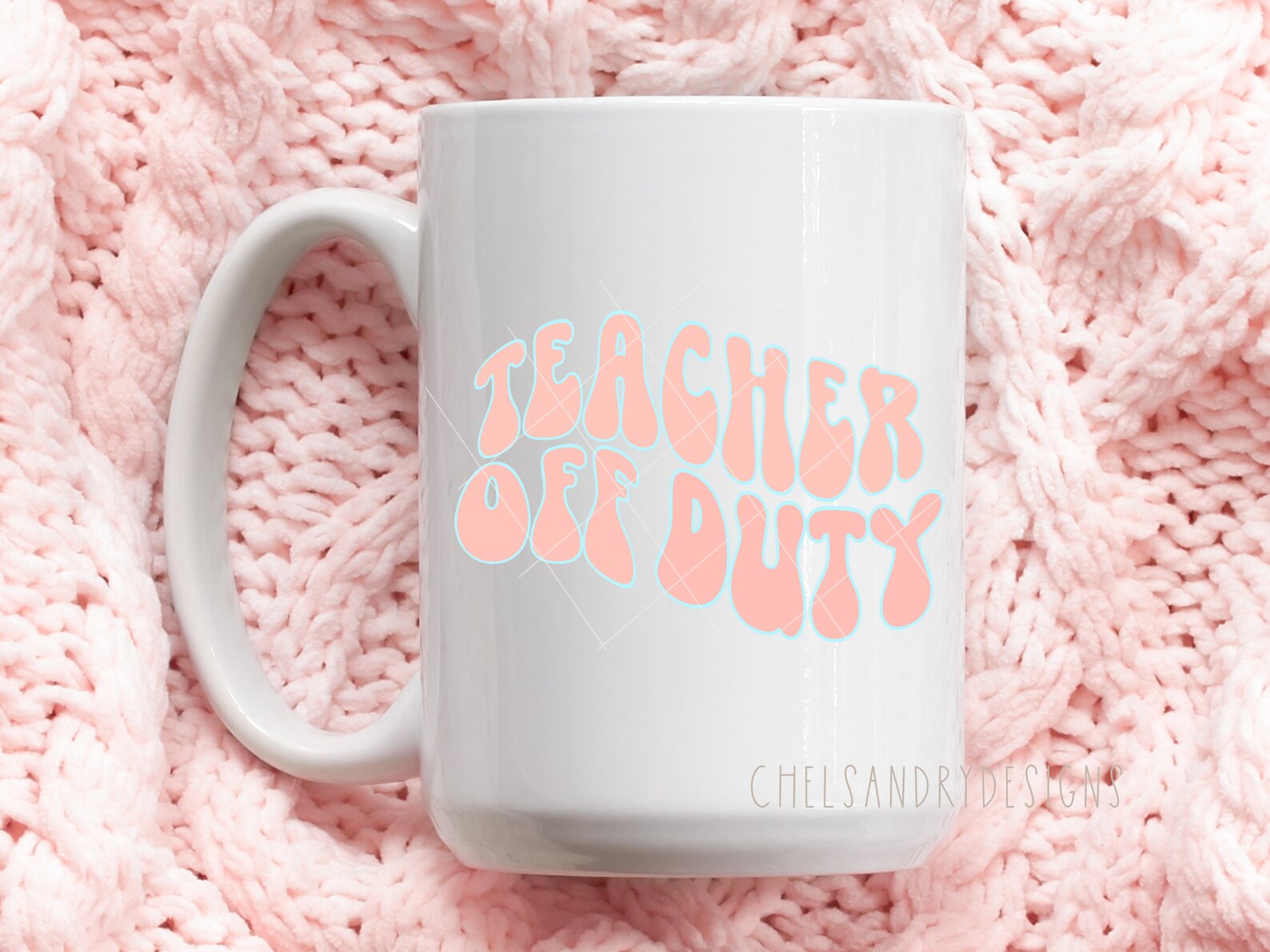 Teacher off Duty PNG, Teacher Png, Sublimation Design Png, Wavy Text ...