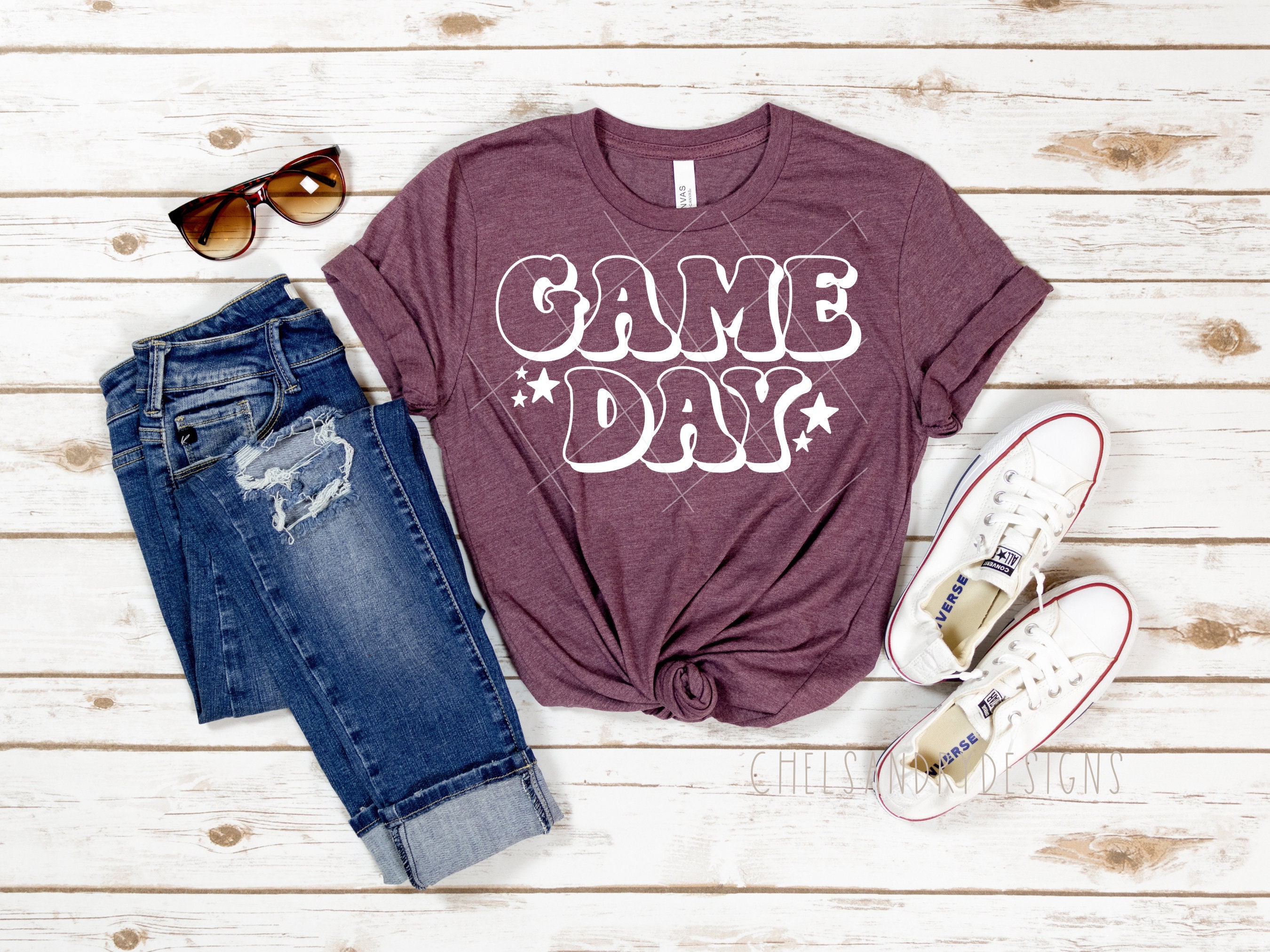 Game Day PNG, Retro Game Day Design, Sports Png, Game Day Sublimation ...