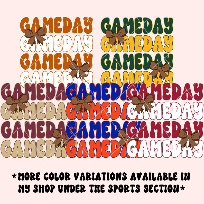 Gameday PNG, Football Game Day Png, Football Png, Sports Png, Retro ...