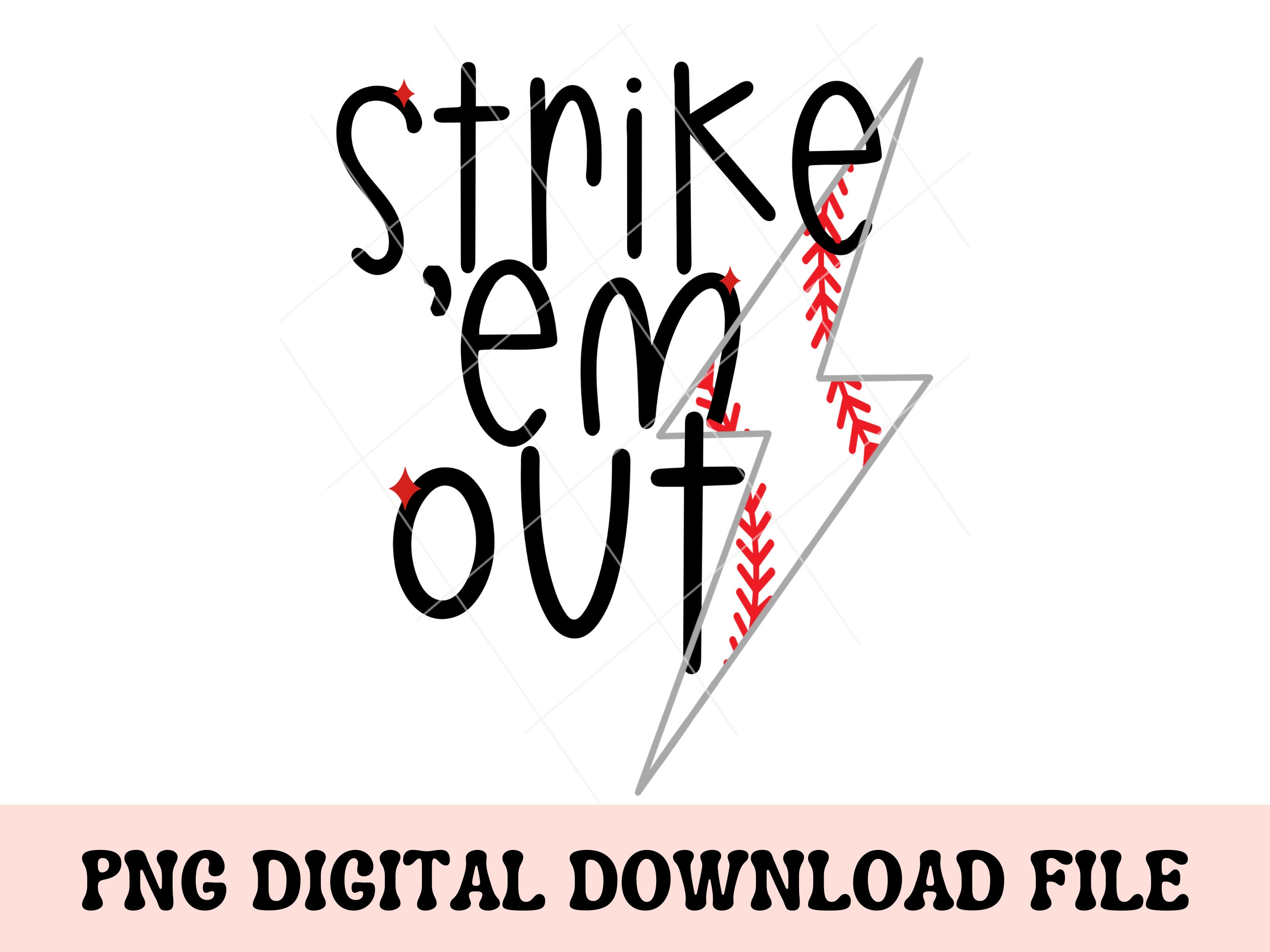 Baseball Strike 'em Out PNG, Baseball Png, Bball Png, Baseball ...