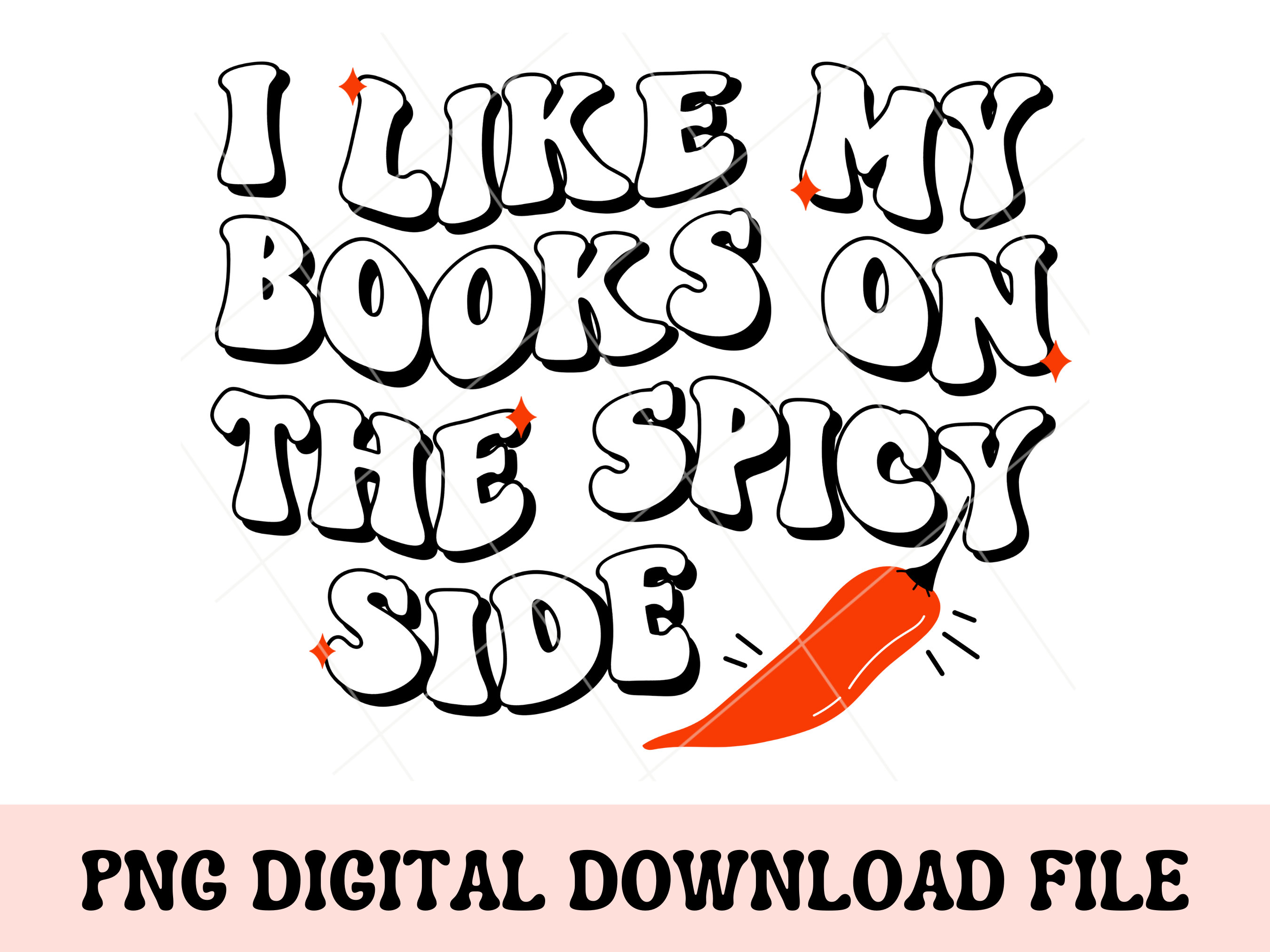 Spicy Books PNG, Book Png, Book Png, Reading Png, Sublimation Png ...