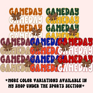 Gameday PNG, College Football Png, College Football Shirt, Retro ...