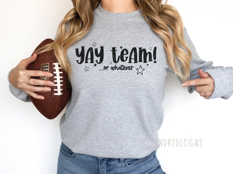 Yay Team PNG, Sports Png, Game Day Png, Go Team Png, Digital Download ...