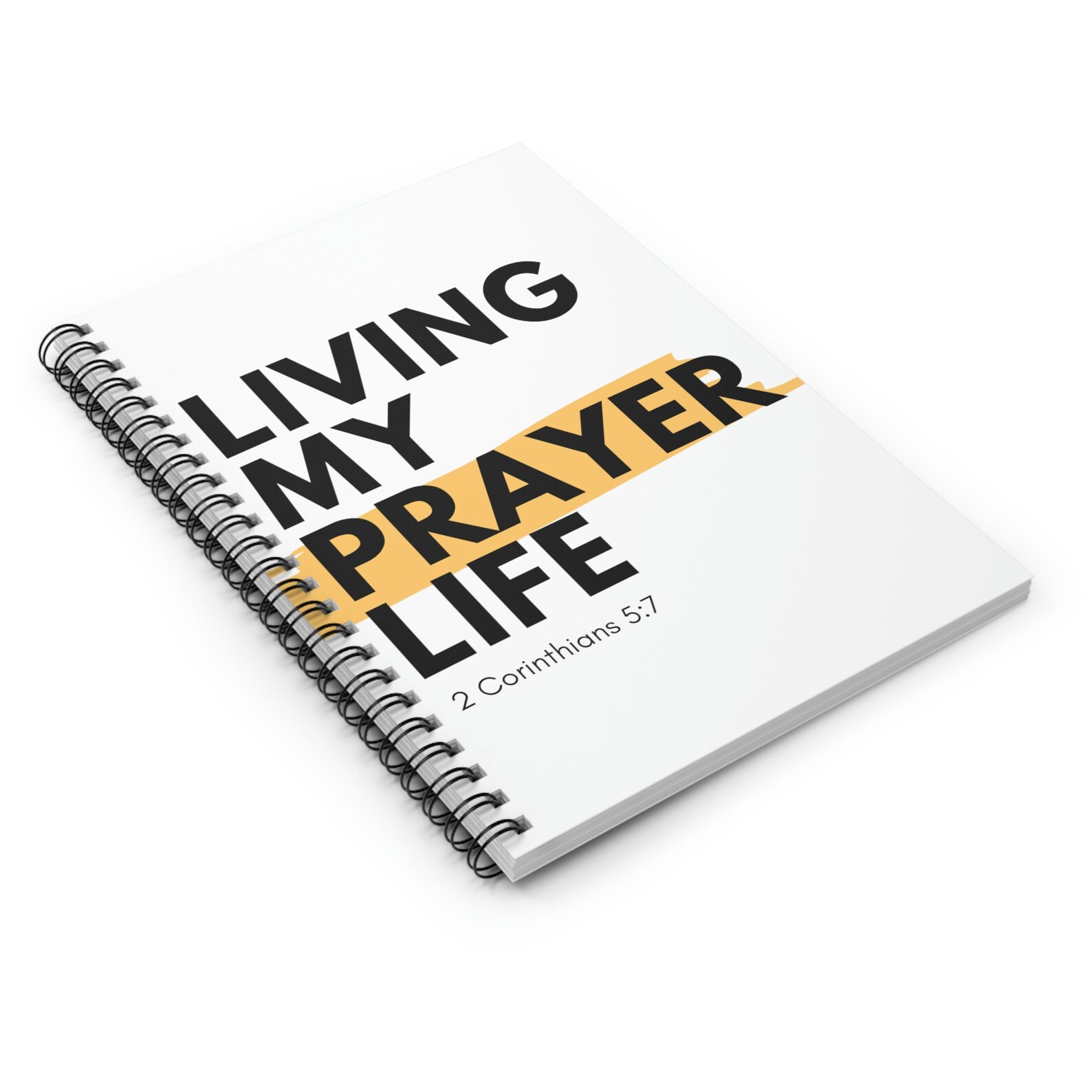 Living My Prayer Life Spiral Notebook - Ruled Line - Etsy