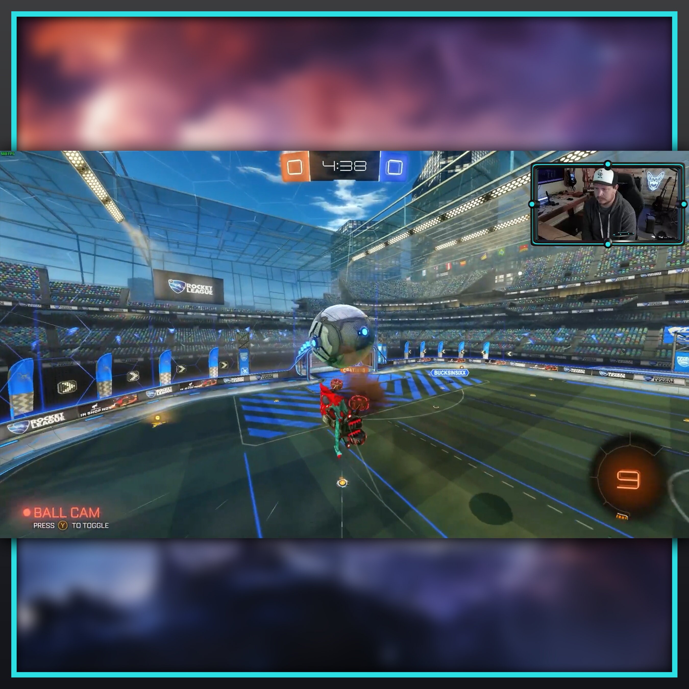 ANIMATED Neon UFO, Webcam Overlay for Twitch, Youtube, Facebook, Kick ...