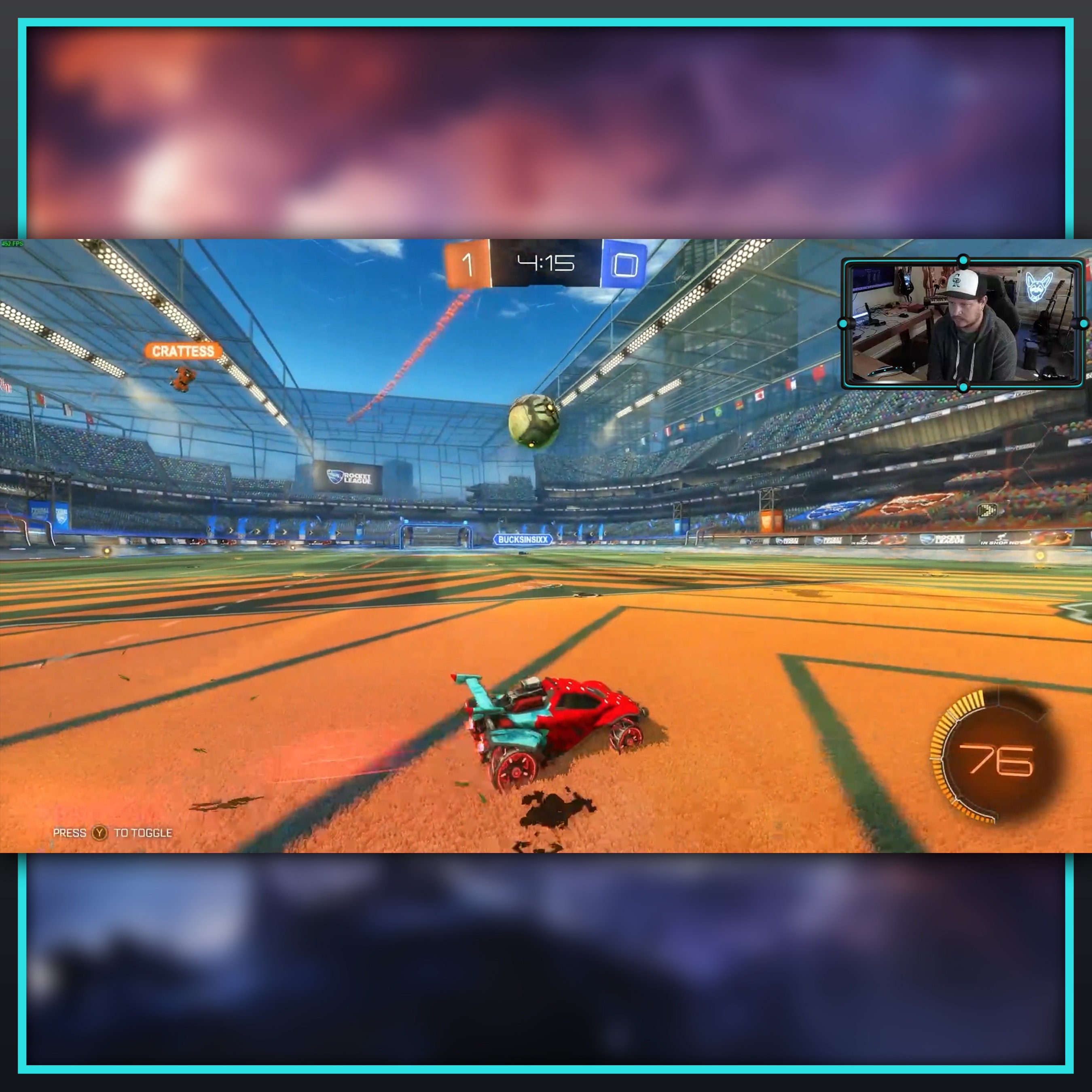 ANIMATED Neon UFO, Webcam Overlay for Twitch, Youtube, Facebook, Kick ...