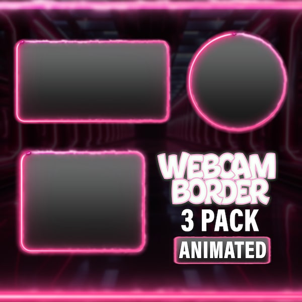 Twitch Overlay Pink - Etsy