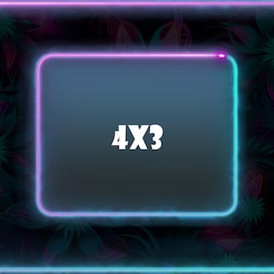 3 ANIMATED Neon Webcam Border Pack, Bubblegum Webcam Overlays for ...