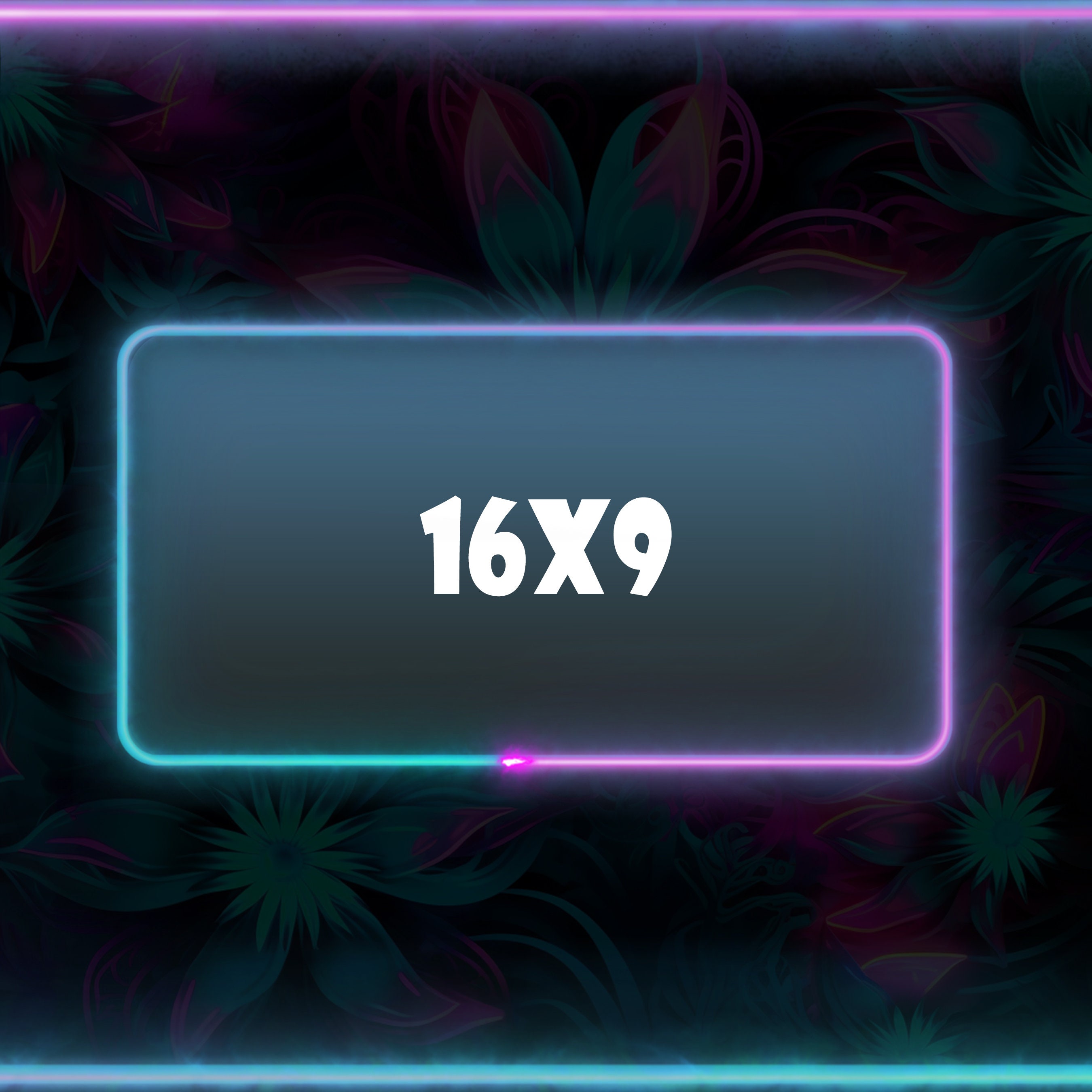 3 ANIMATED Neon Webcam Border Pack, Bubblegum Webcam Overlays for ...