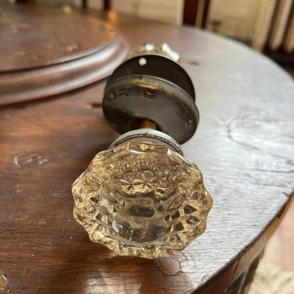 Antique Glass Door Knobs - Etsy