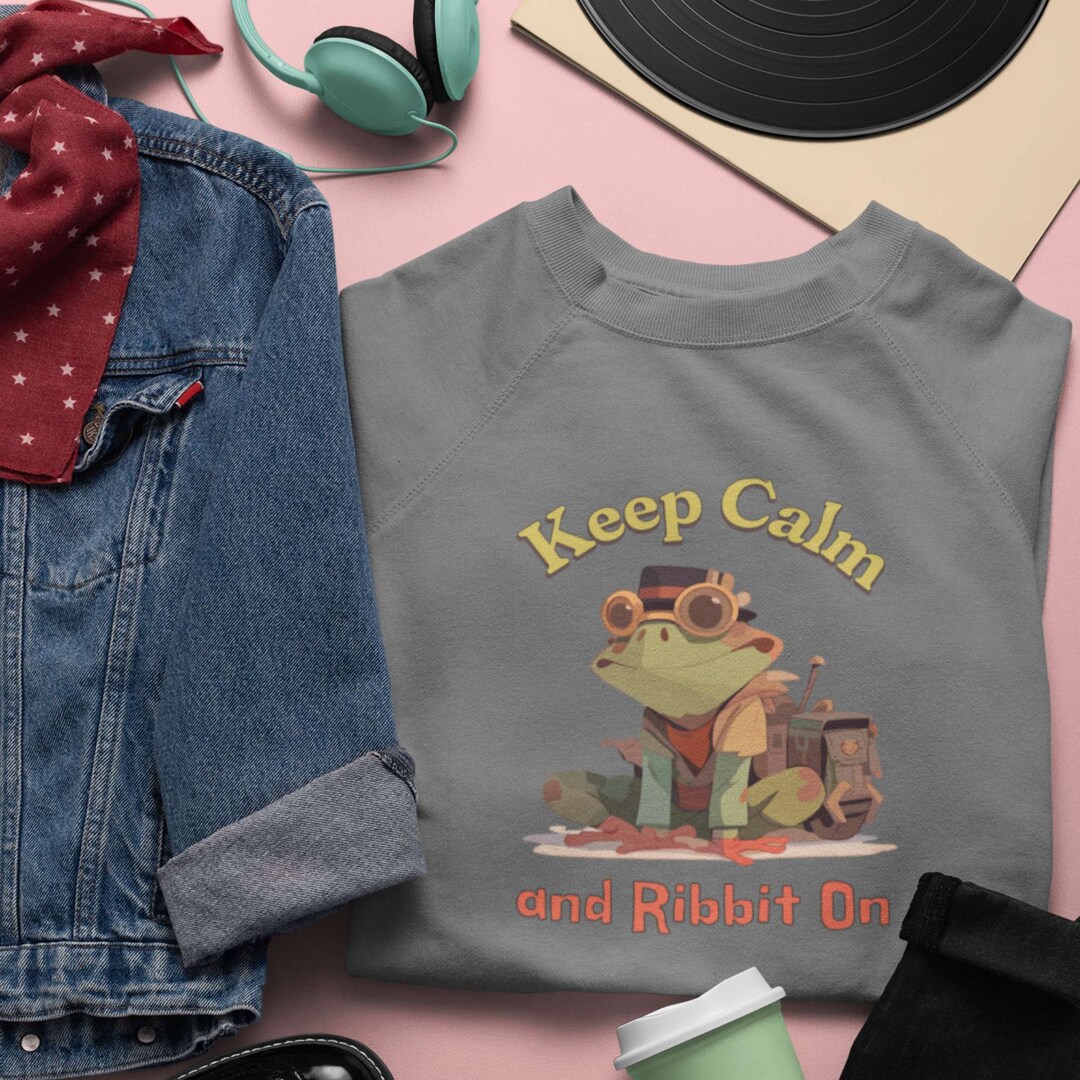 Frogs Sweatshirt Women. Cottagecore Cute Kawaii Frog Oversized Crewneck ...
