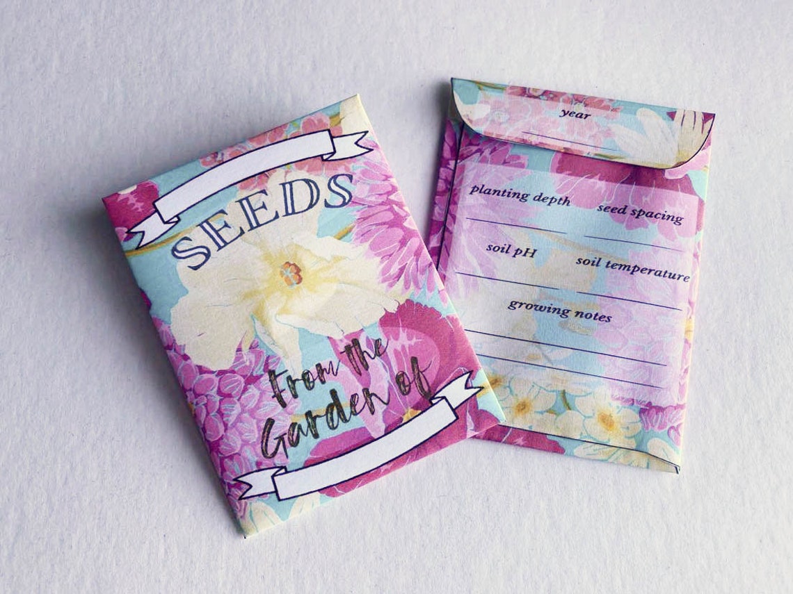 Printable Garden Seed Saver Envelope. Easy to Download and Print PDF ...
