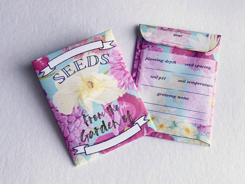 Printable Garden Seed Saver Envelope. Easy to Download and Print PDF ...