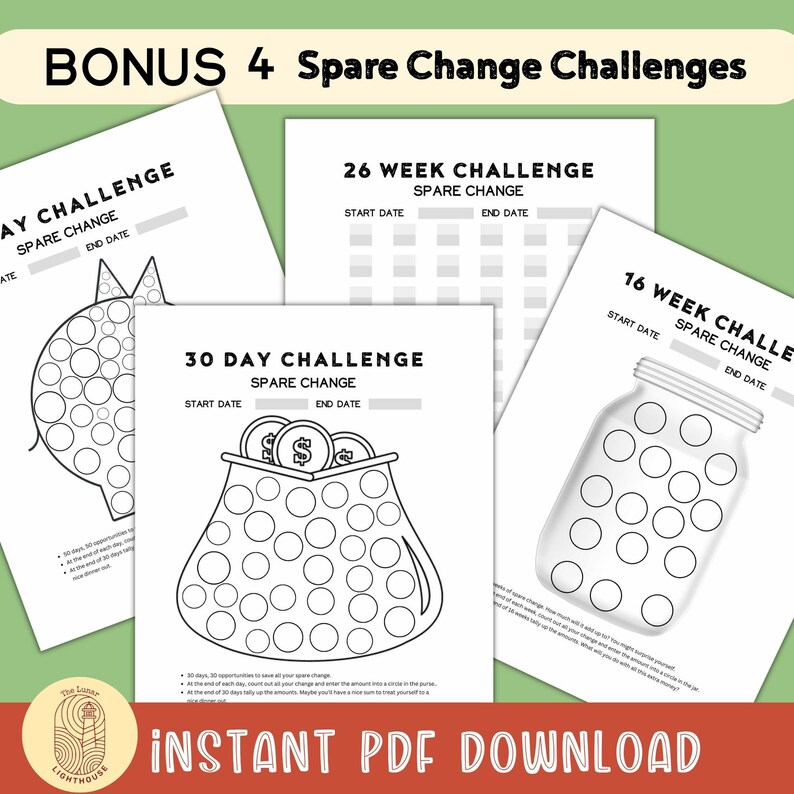 10,000 Savings Challenge Printable 52 Week Money Savings Challenge ...