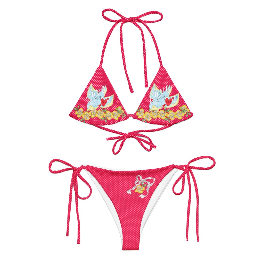 Truly Yours Recycled String Bikini - Etsy