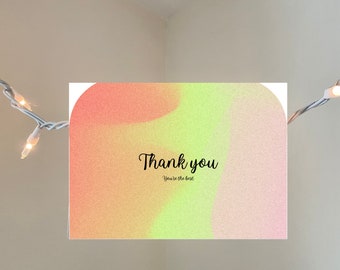 Thank You Digital Card - Etsy