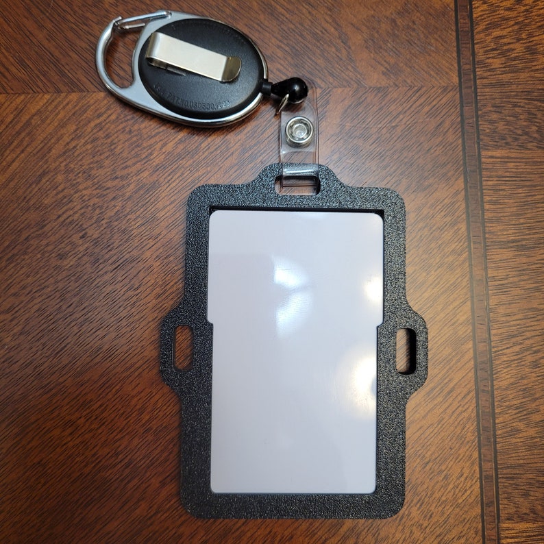 3D Printed 1 to 4 ID Badge Double Sided - Etsy