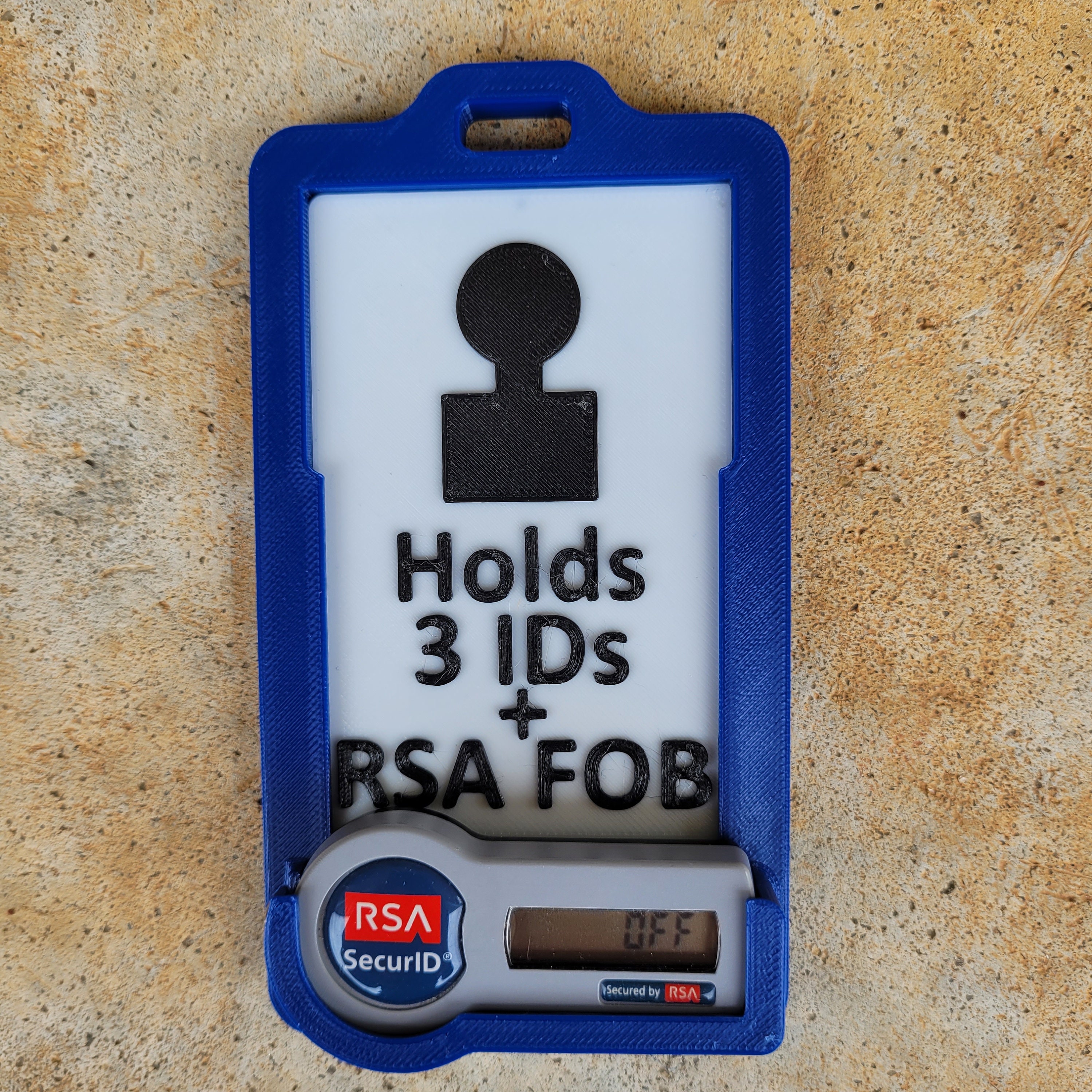 3D Printed RSA Securid 3 Badge Holder - Etsy