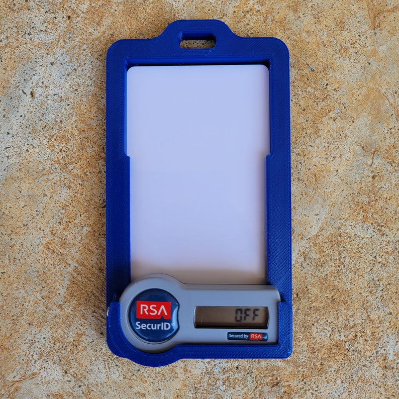 3D Printed RSA Securid 3 Badge Holder - Etsy