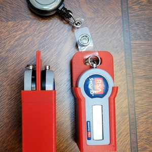 3D Printed 2 RSA Securid Fob Holder Compact Design 1 Lanyard Attachment ...