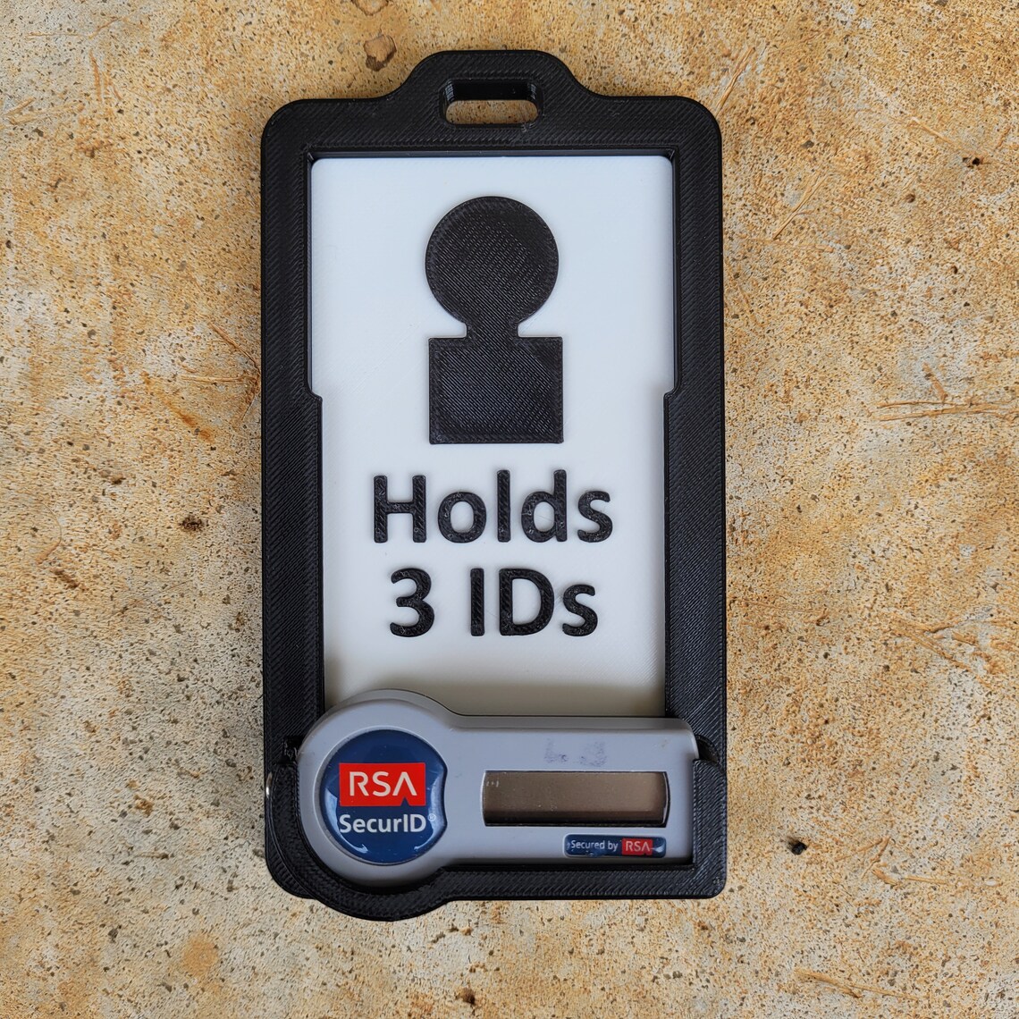 3D Printed RSA Securid 3 Badge Holder - Etsy