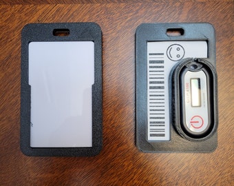 3D Printed ID Badge RSA Securid Fob Badge 3 ID Card Holder - Etsy