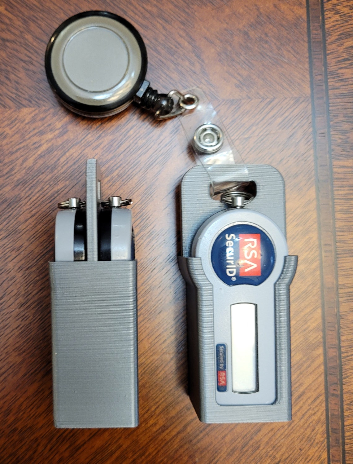 3D Printed 2 RSA Securid Fob Holder Compact Design 1 Lanyard Attachment ...