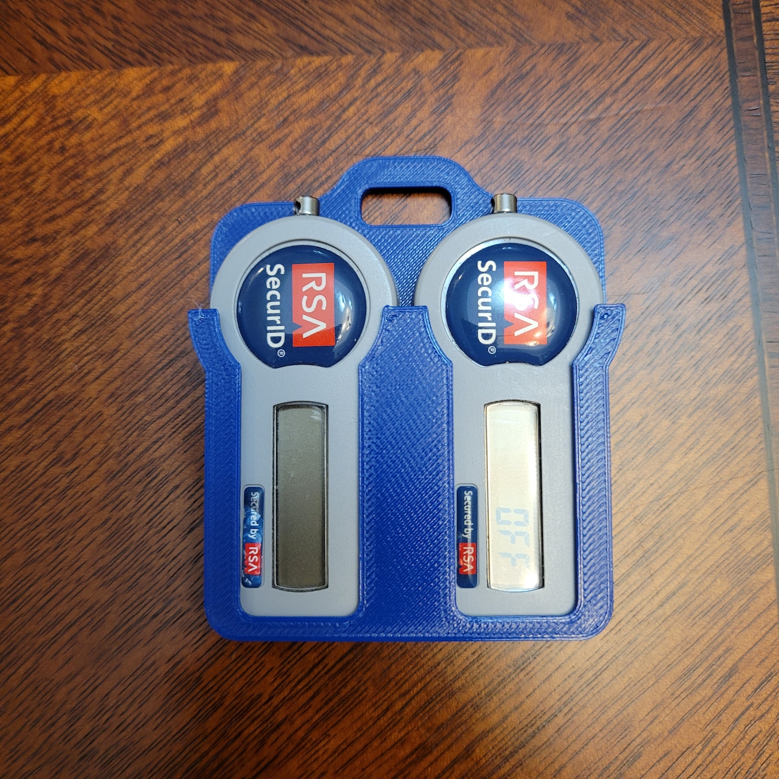 3D Printed, 2 RSA Securid Fob Holder, Dual Token Holder, Dual RSA Fob ...