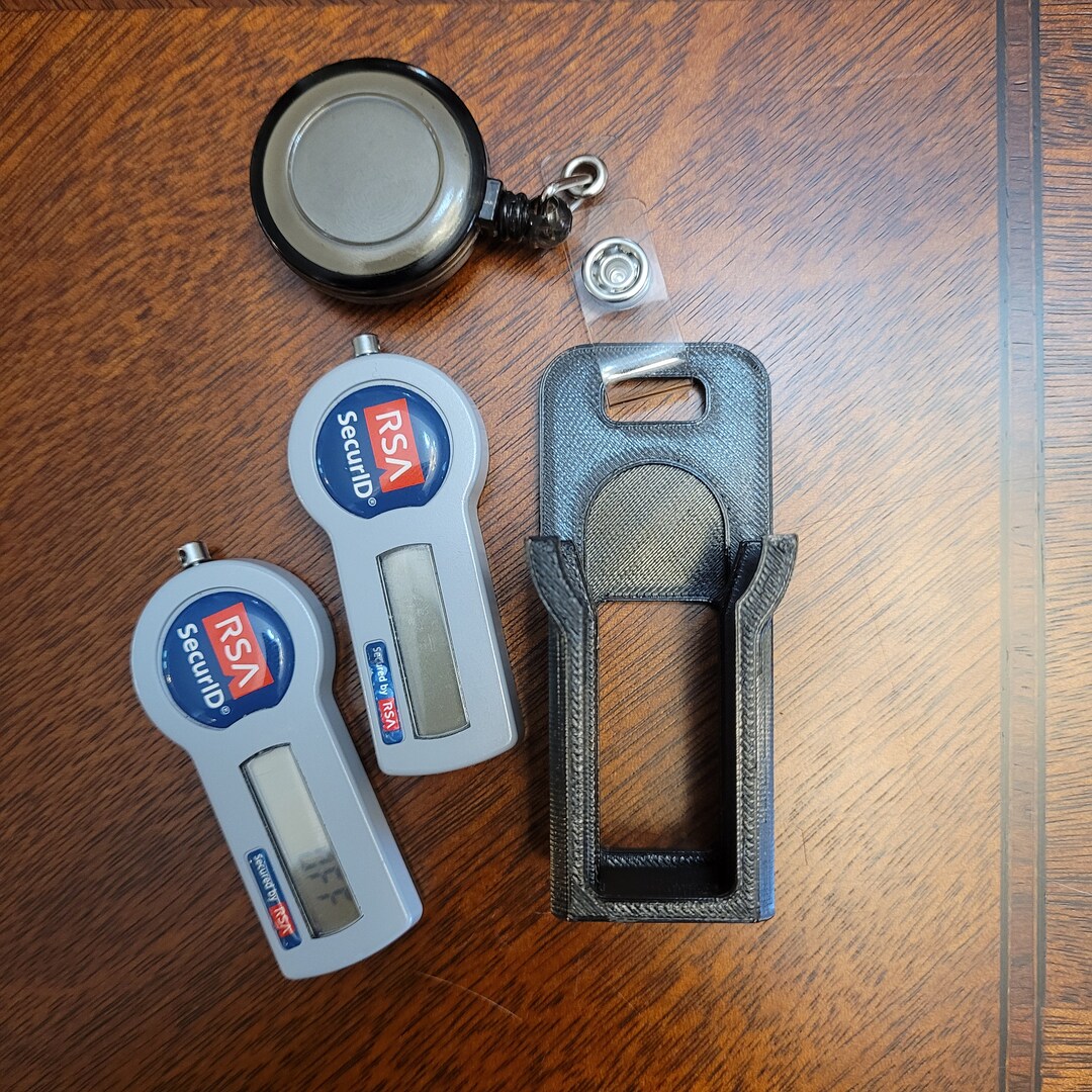 3D Printed 2 RSA Securid Fob Holder/case Compact Design - Etsy