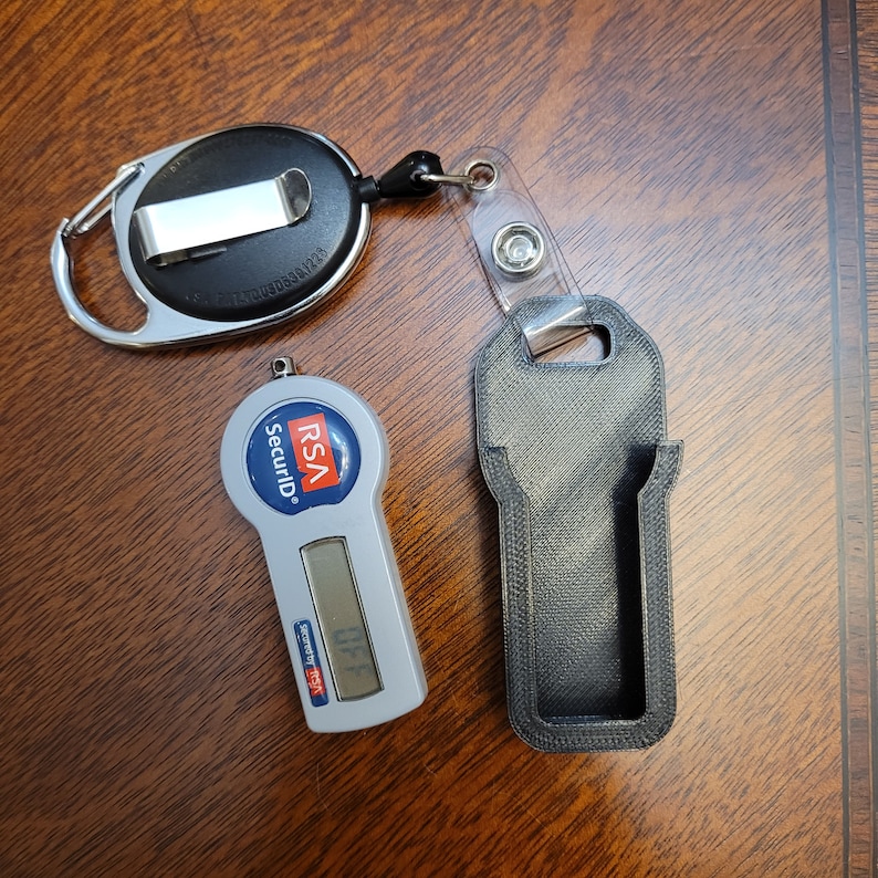 3d Printed Single RSA Securid Holster, Securid Fob Holder - Etsy