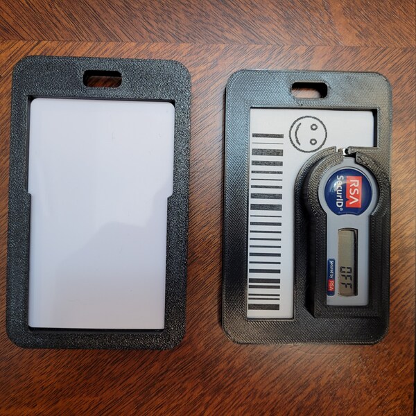 Double Rsa Badge Holder - Etsy