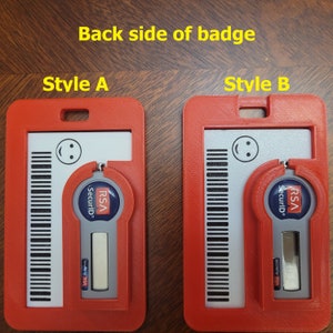 3D Printed 3-card ID Badge Holder With RSA Securid Fob - Etsy