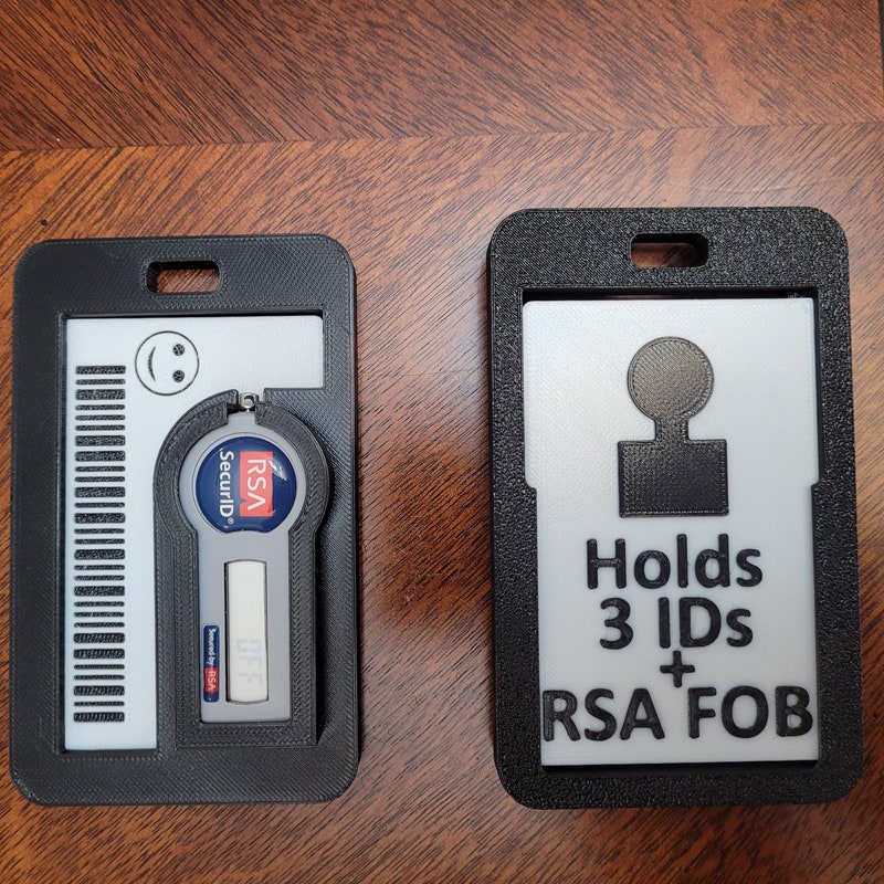 3 Rsa Badge Holders - Etsy