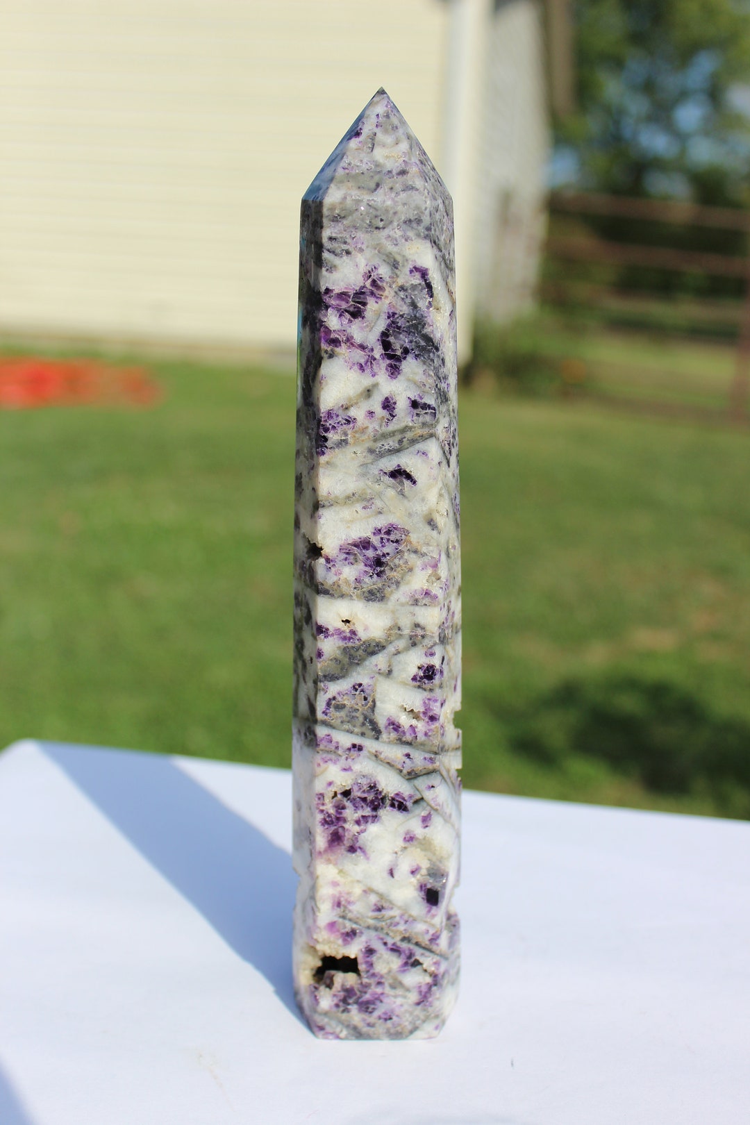 Purple Sphalerite Tower - Etsy