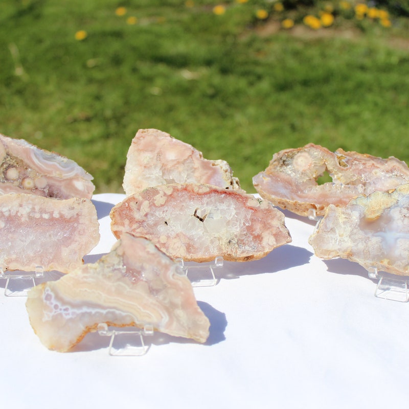 Pink Amethyst Slab Decor - Etsy