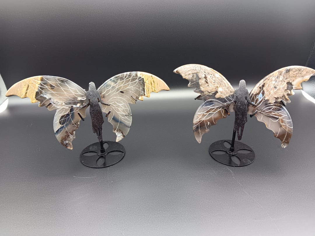 Volcano Agate Wings - Etsy