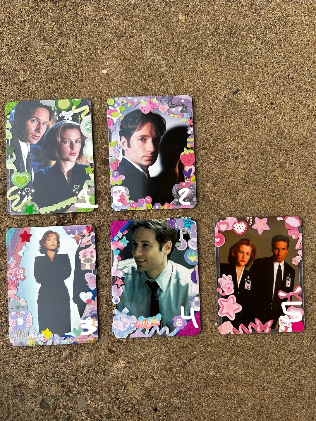 X-files, Xfiles Photocard, Xfiles Toploader, Dana Scully, Fox Mulder ...